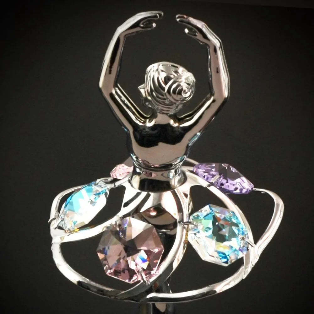Ballet rotating crystal music box | VICACCI